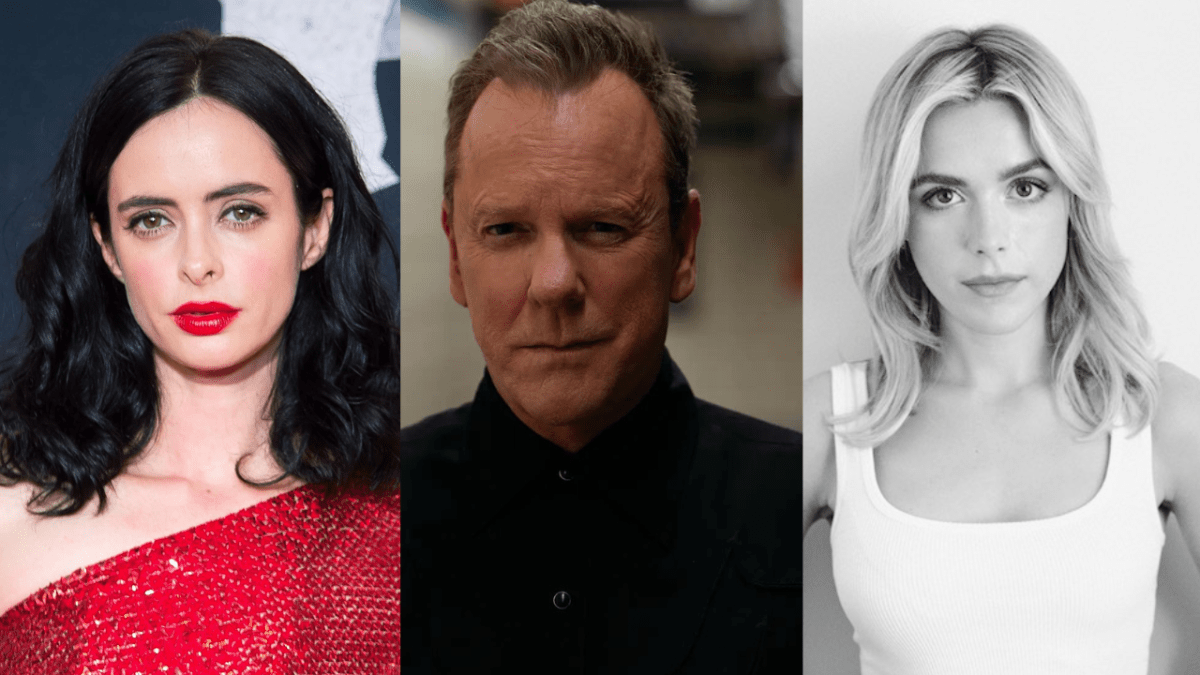 ‘Stone Cold Fox’ Kiernan Shipka, Kiefer Sutherland & Krysten Ritter ...